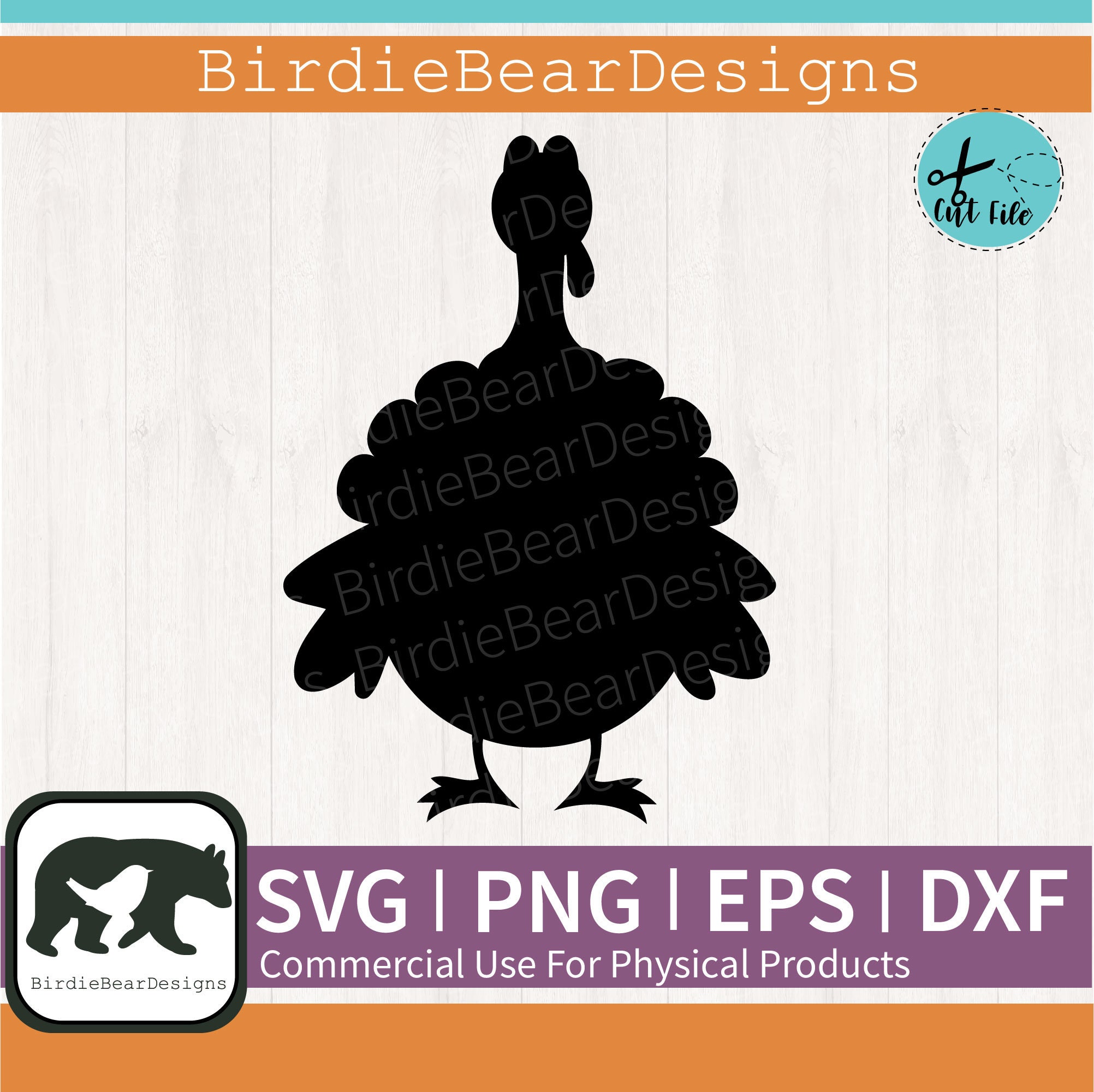 Turkey SVG Turkey Silhouette SVG Cute Turkey Svg Turkey - Etsy
