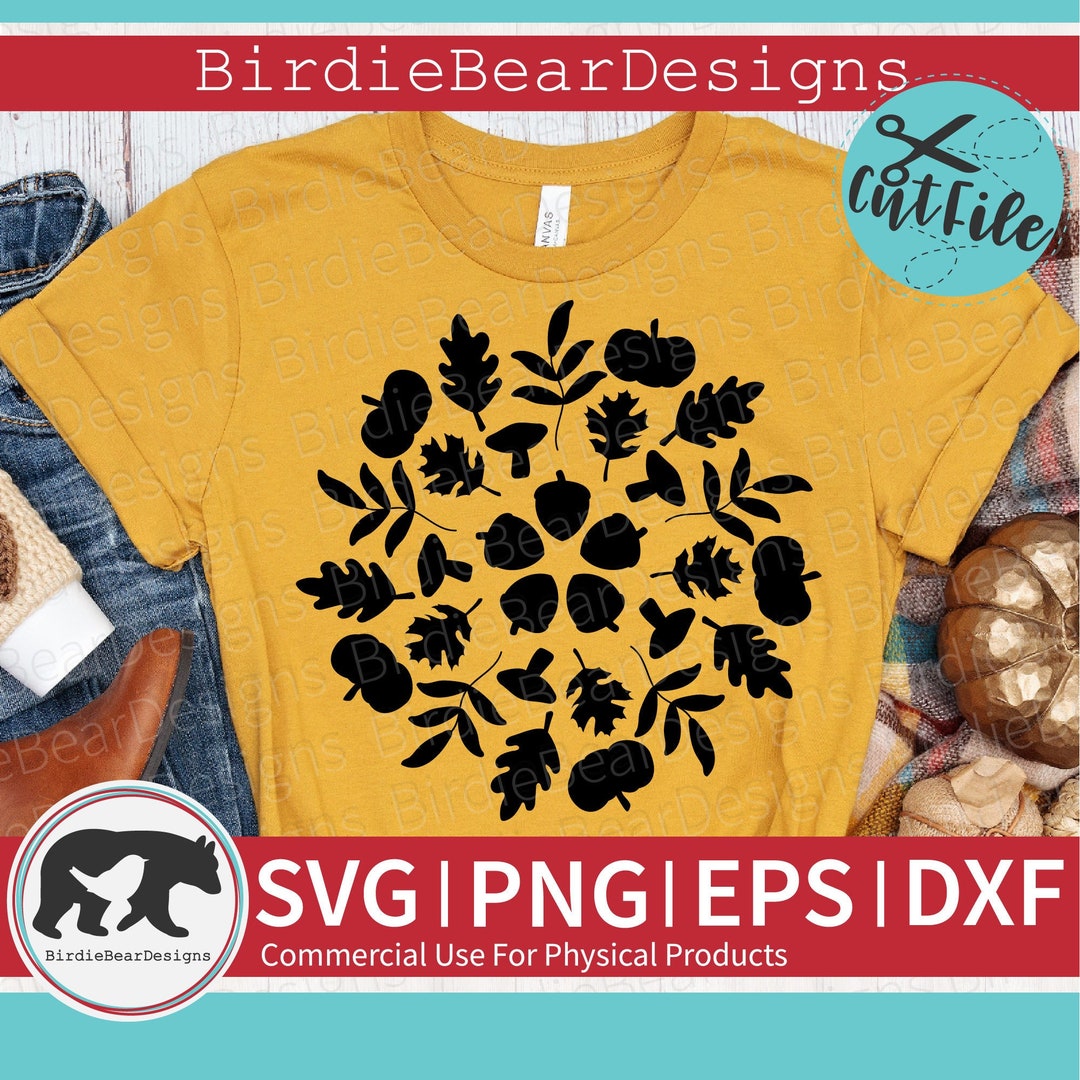 Fall SVG - Autumn SVG - Fall Mandala Svg - Leaf Mandala Svg - Mushroom ...