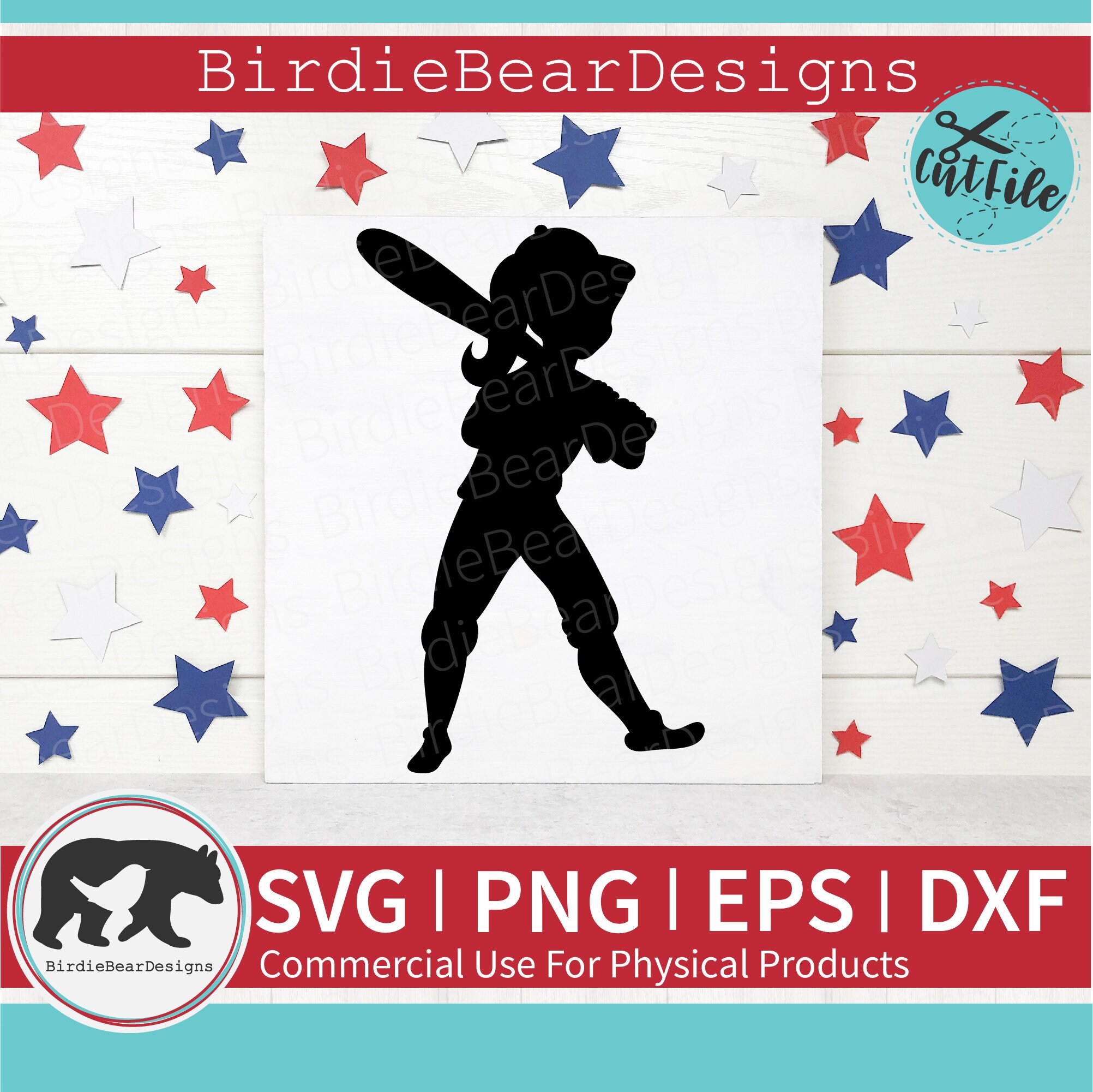 Softball Player SVG Softball Girl Svg Softball Player - Etsy