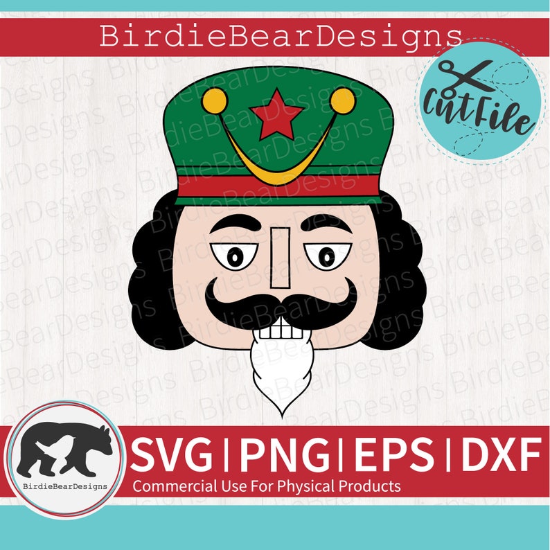 Nutcracker Face SVG Nutcracker Svg Nutcracker Clipart - Etsy