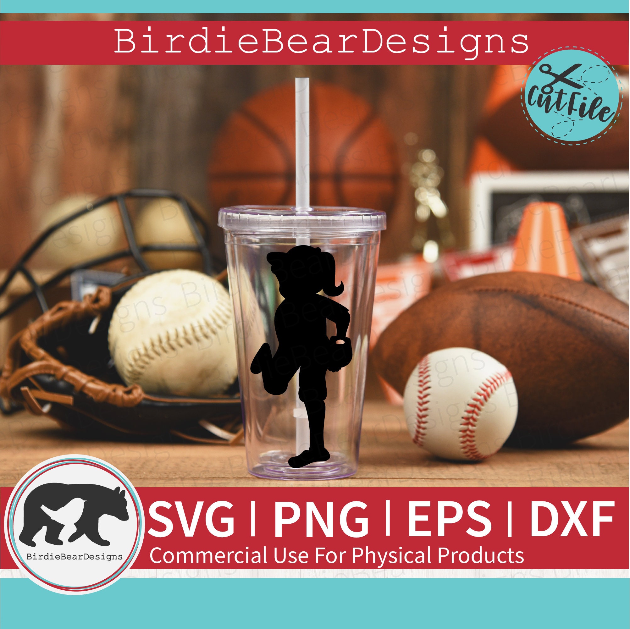 Softball Player SVG Softball Girl Svg Softball Player - Etsy