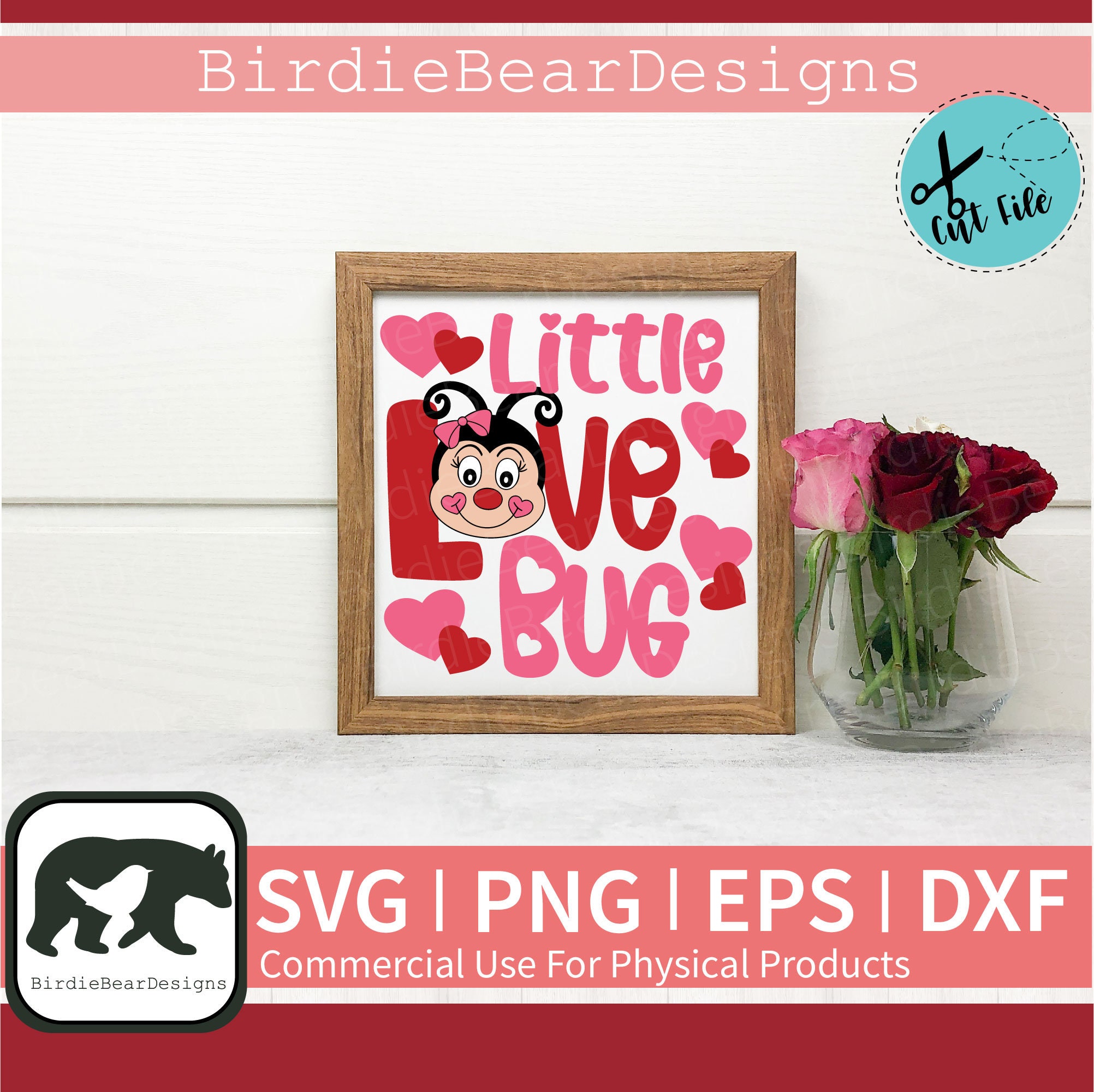 Little Love Bug Svg Ladybug Face Svg Ladybug Svg Girls | Etsy