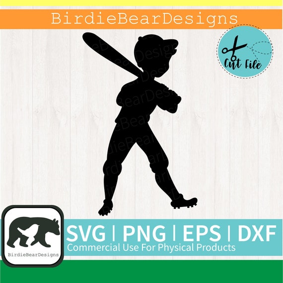 Baseball Player SVG Baseball SVG for Boys Baseball Player | Etsy