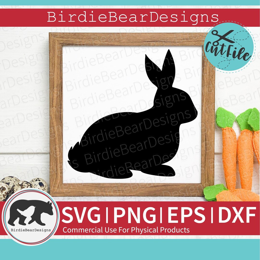 Rabbit SVG - Bunny SVG - Easter Bunny Svg - Bunny Silhouette - Rabbit ...