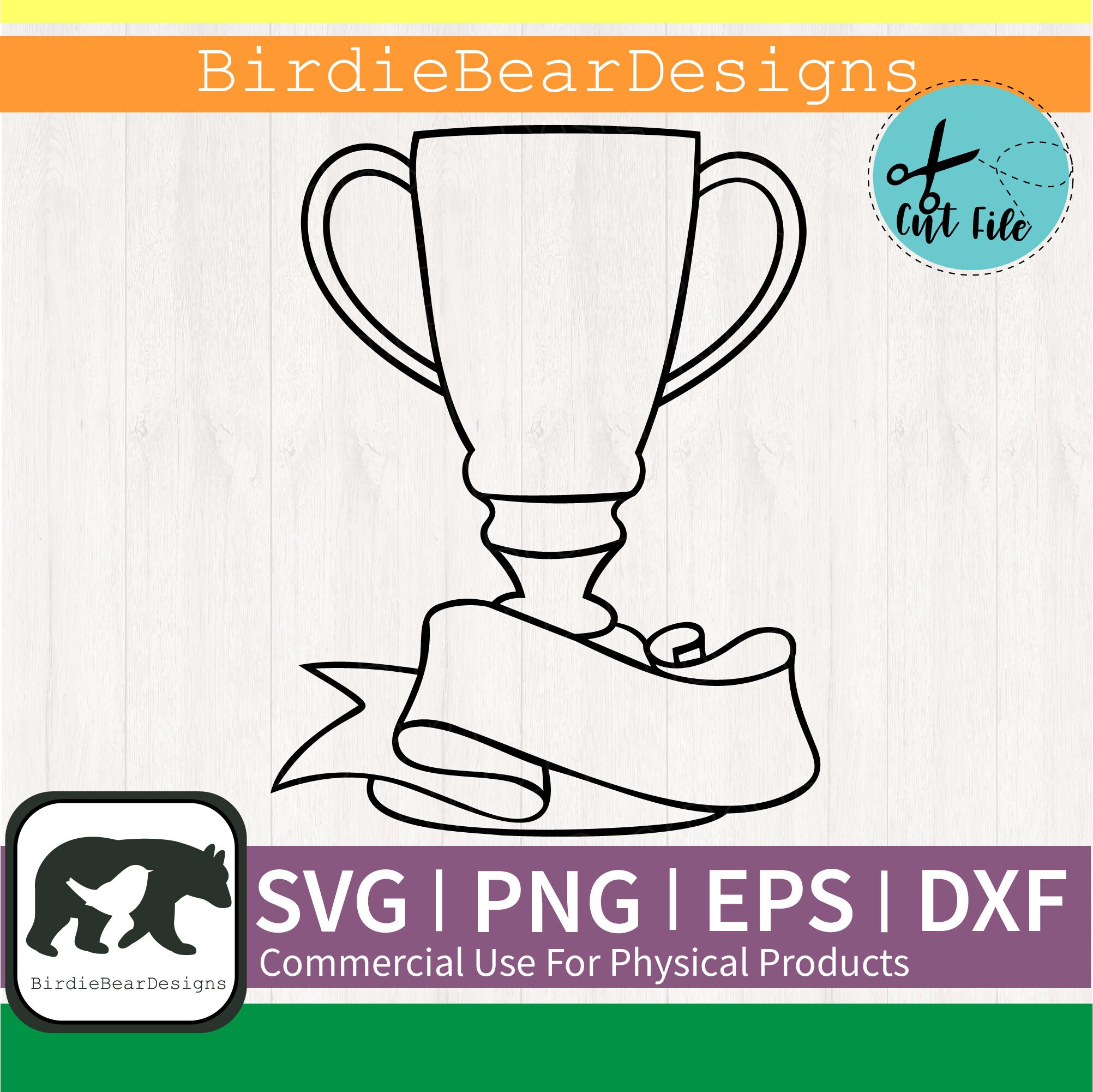 Trophy SVG Award Svg Trophy Cup Svg Sports Coloring Svg | Etsy