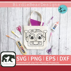 Robot SVG Valentine Coloring Svg Robot Coloring Robot - Etsy