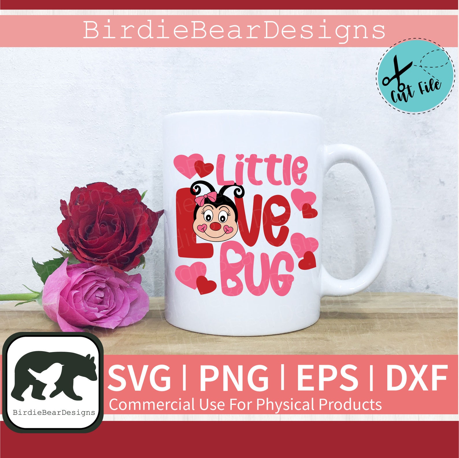 Little Love Bug Svg Ladybug Face Svg Ladybug Svg Girls | Etsy