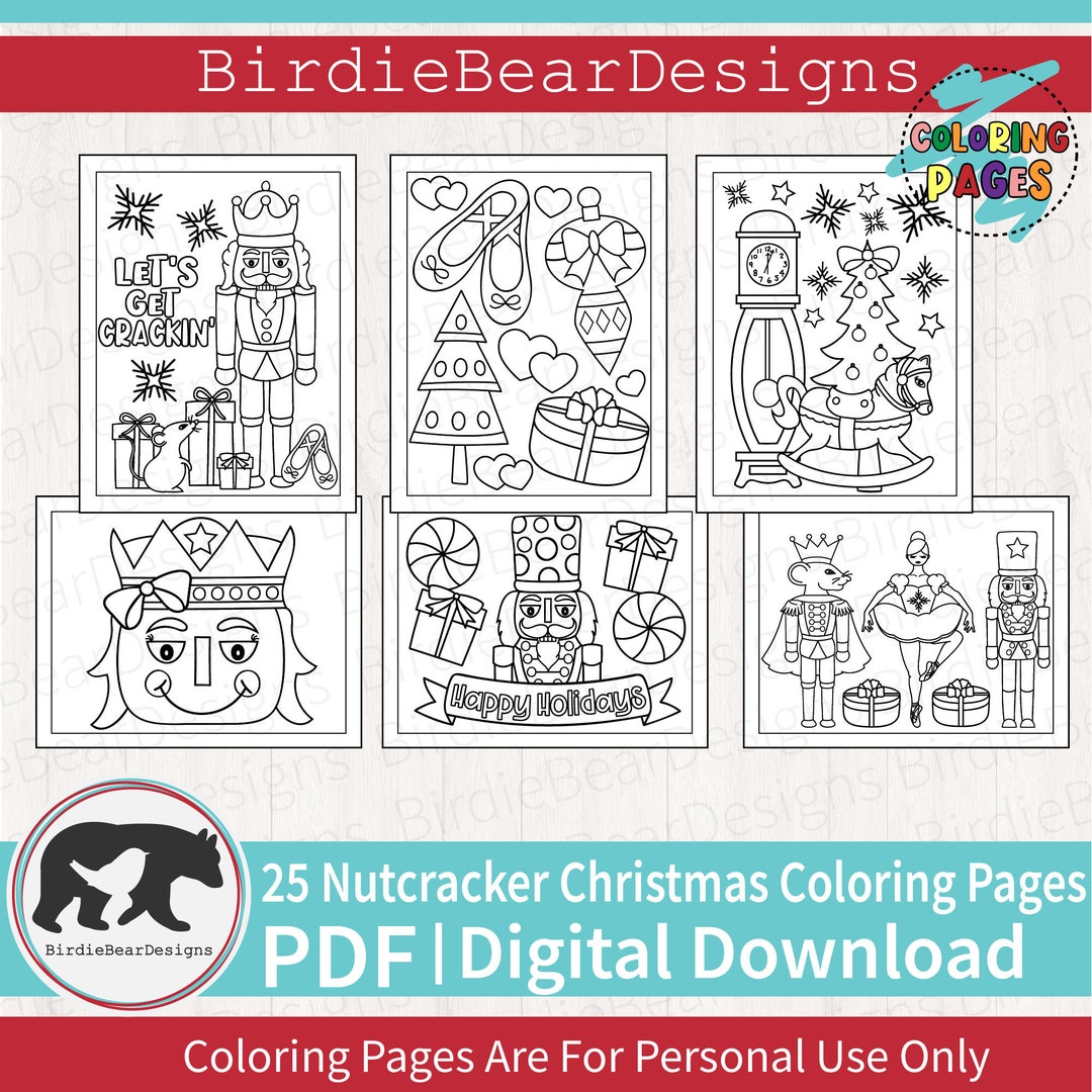 Christmas Coloring Pages, Nutcracker Coloring Page, Coloring Pages ...