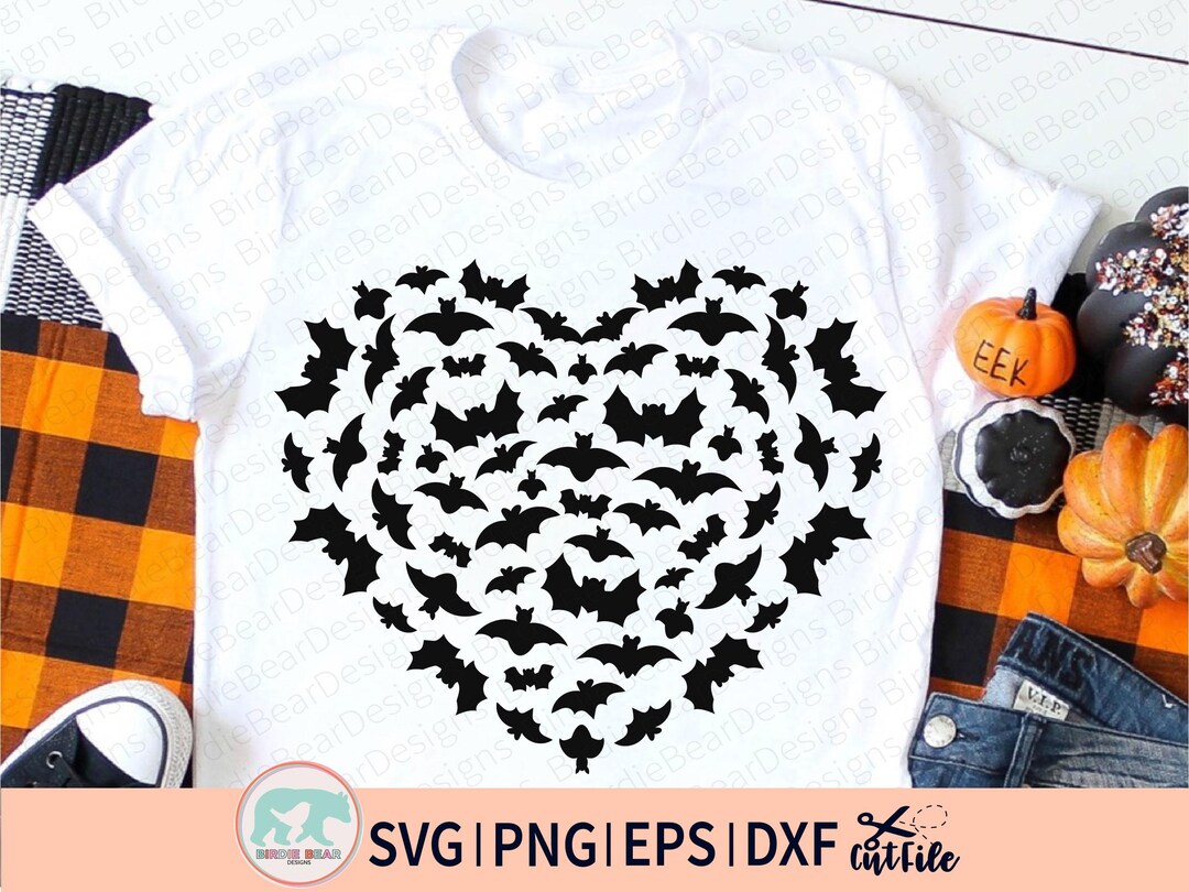 Bats Svg, Halloween Heart Svg, Halloween Bats Svg, Bat Svg, Png, Bat ...