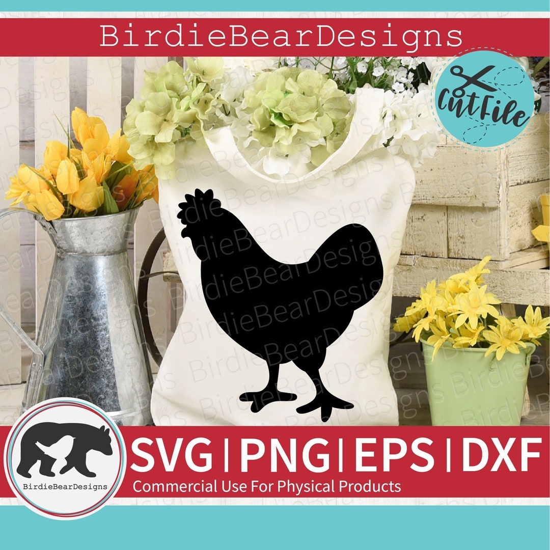 Pollo SVG Pollo Svg Archivos Gallina Svg Pollo Svg para Cricut Pollo ...