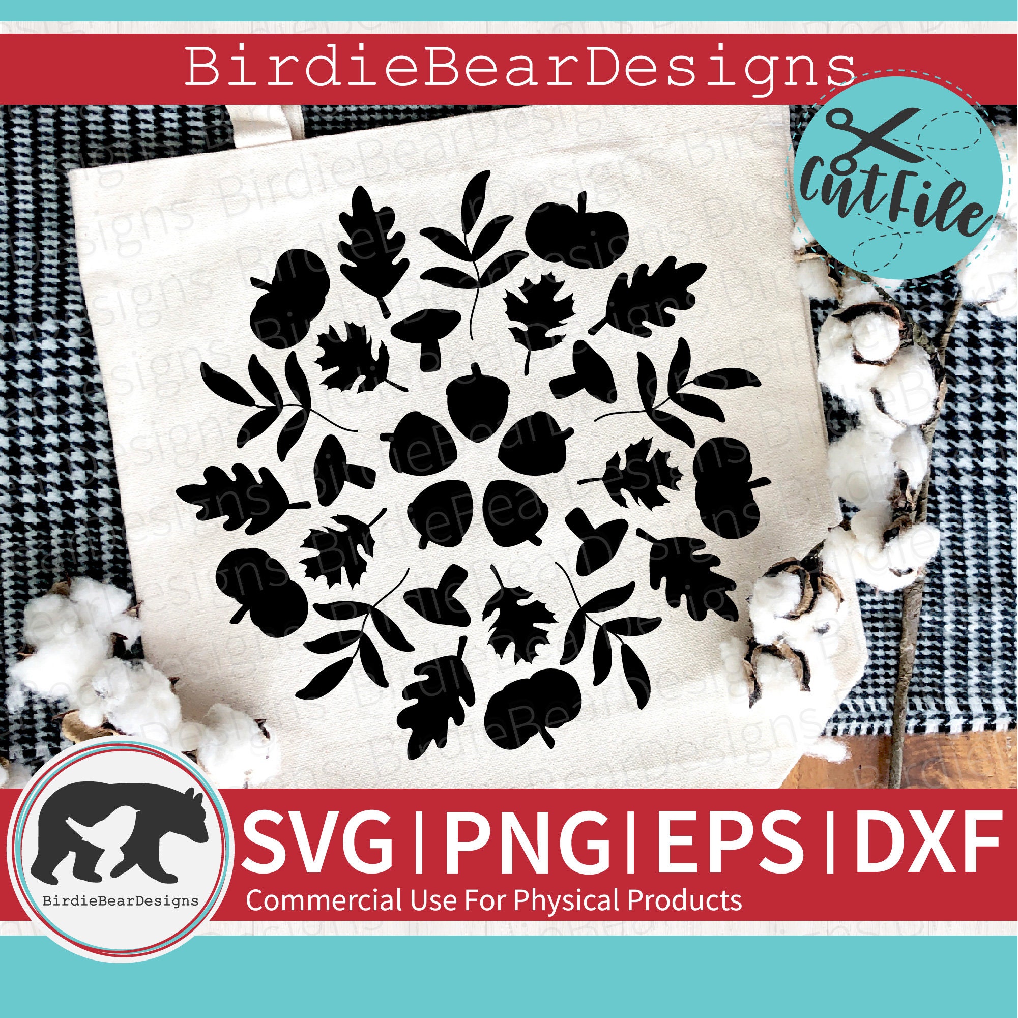 Fall SVG - Autumn SVG - Fall Mandala Svg - Leaf Mandala Svg - Mushroom ...