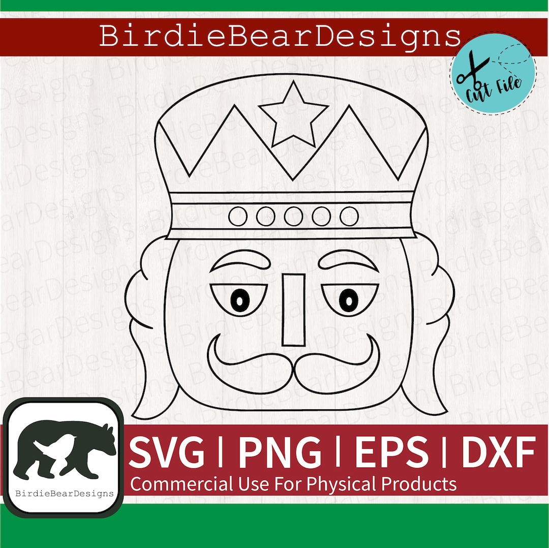 Nutcracker Face SVG Nutcracker Svg Nutcracker Clipart Nutcracker ...