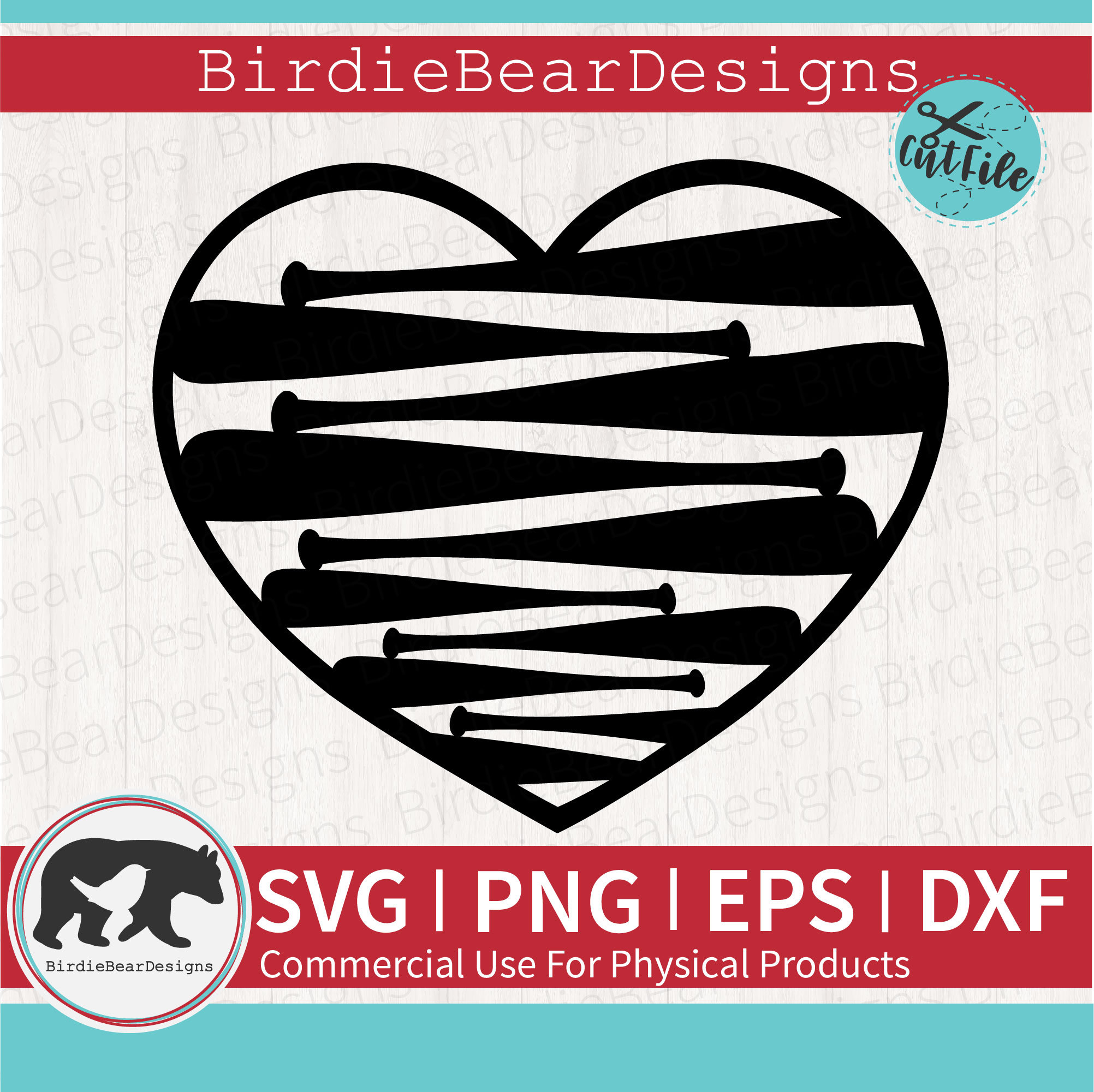 Baseball Heart Svg Softball Heart Svg Baseball Bat SVG | Etsy