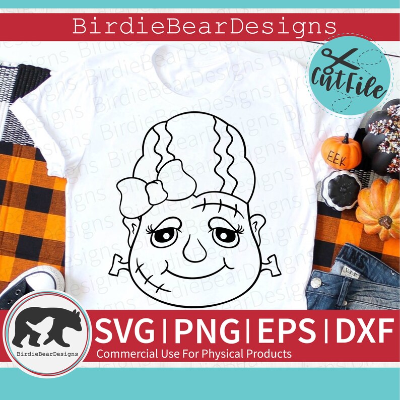 Monster Face Svg, so Franken Cute Svg, Halloween Coloring Svg, Png ...