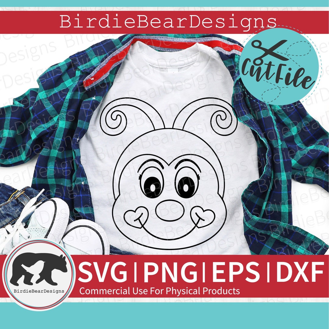 Love Bug Svg Ladybug Face Svg Valentine Coloring Svg - Etsy