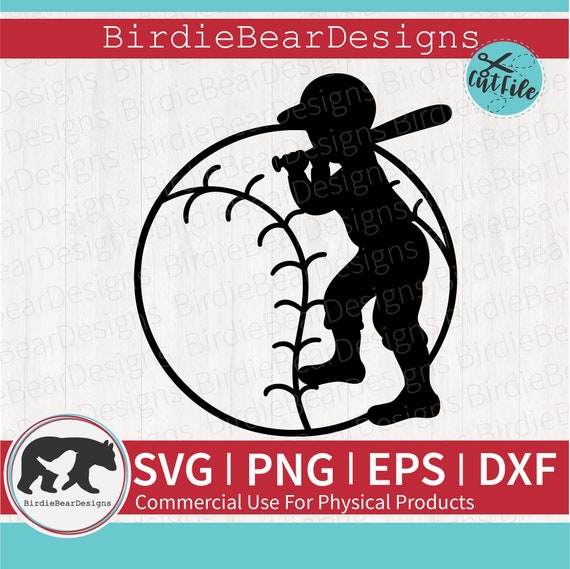 Baseball Player SVG Baseball Heart Svg Baseball SVG for - Etsy