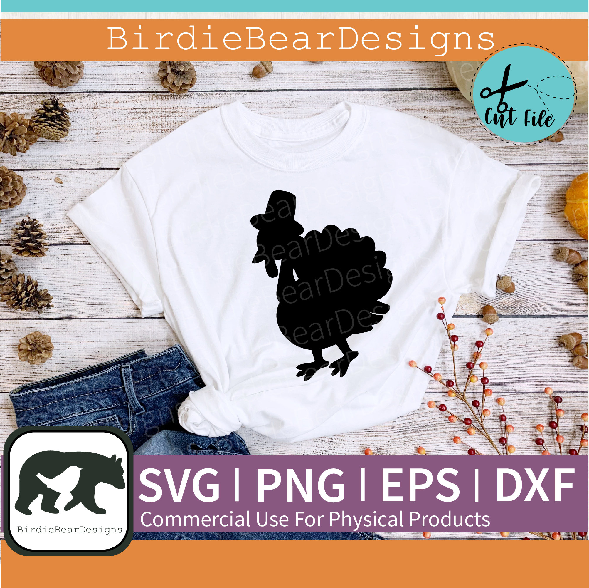 Turkey SVG Turkey Silhouette SVG Cute Turkey Svg Turkey - Etsy