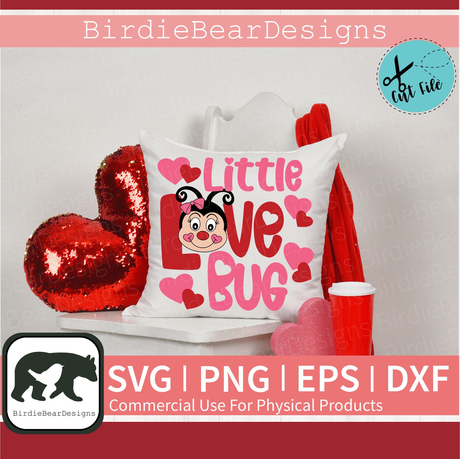 Little Love Bug Svg Ladybug Face Svg Ladybug Svg Girls - Etsy