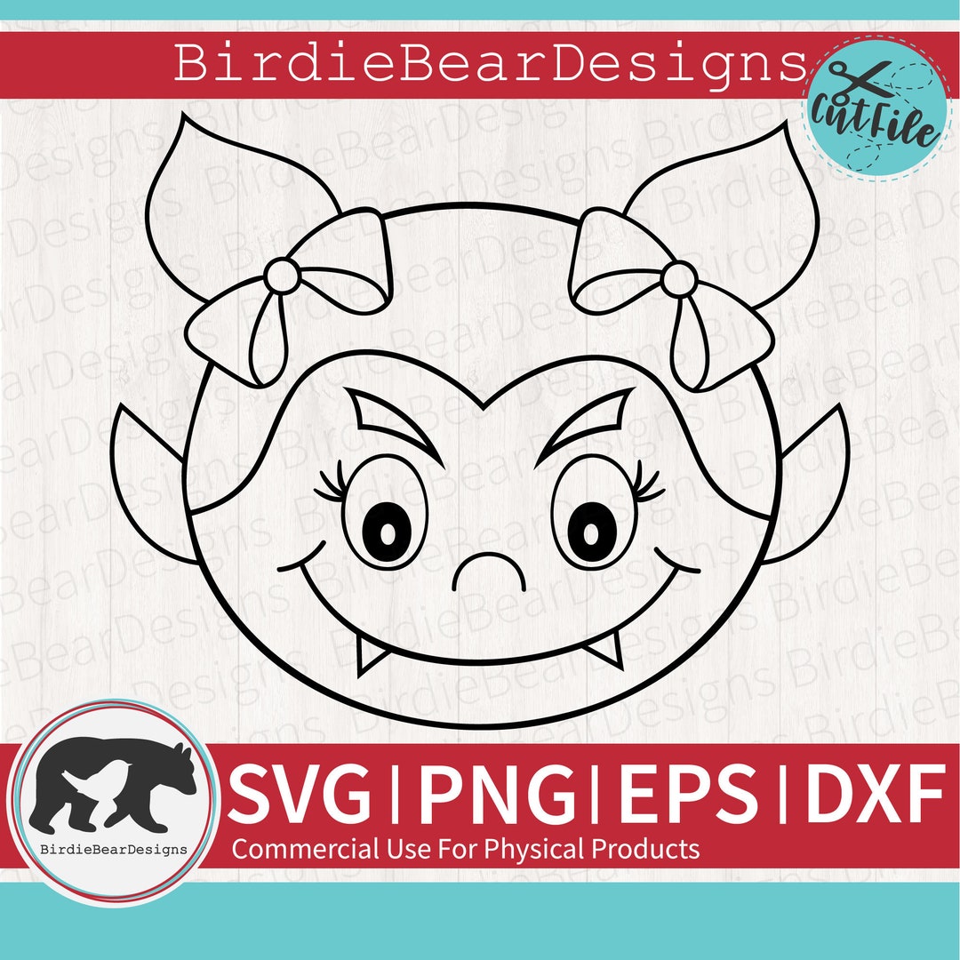Vampire SVG Cute Vampire Svg Vampire Clipart Monster Faces Svg Kids ...