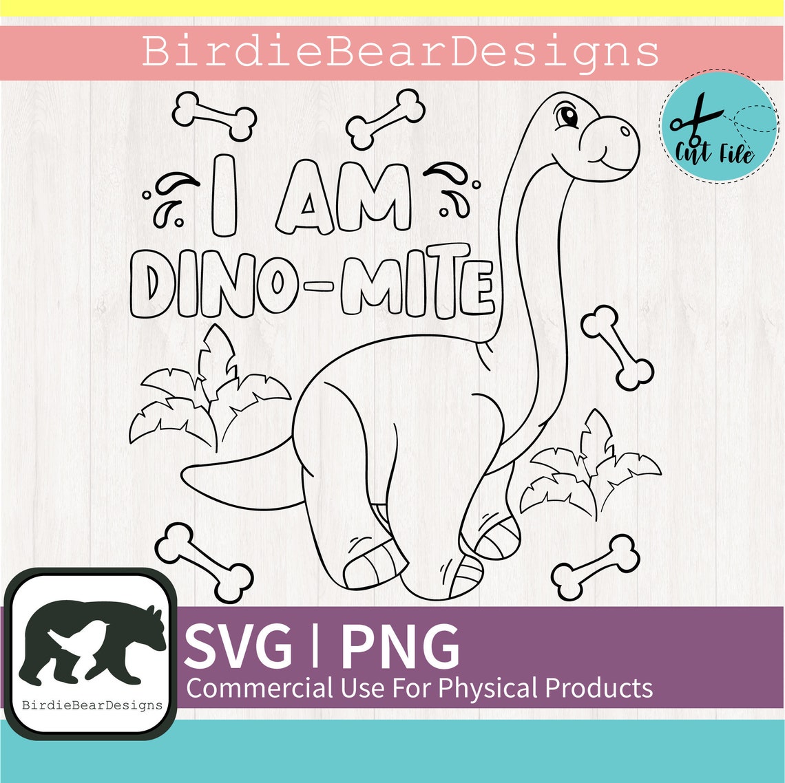 Dinosaur Coloring SVG - Coloring SVG - Dinosaur Coloring Shirt ...