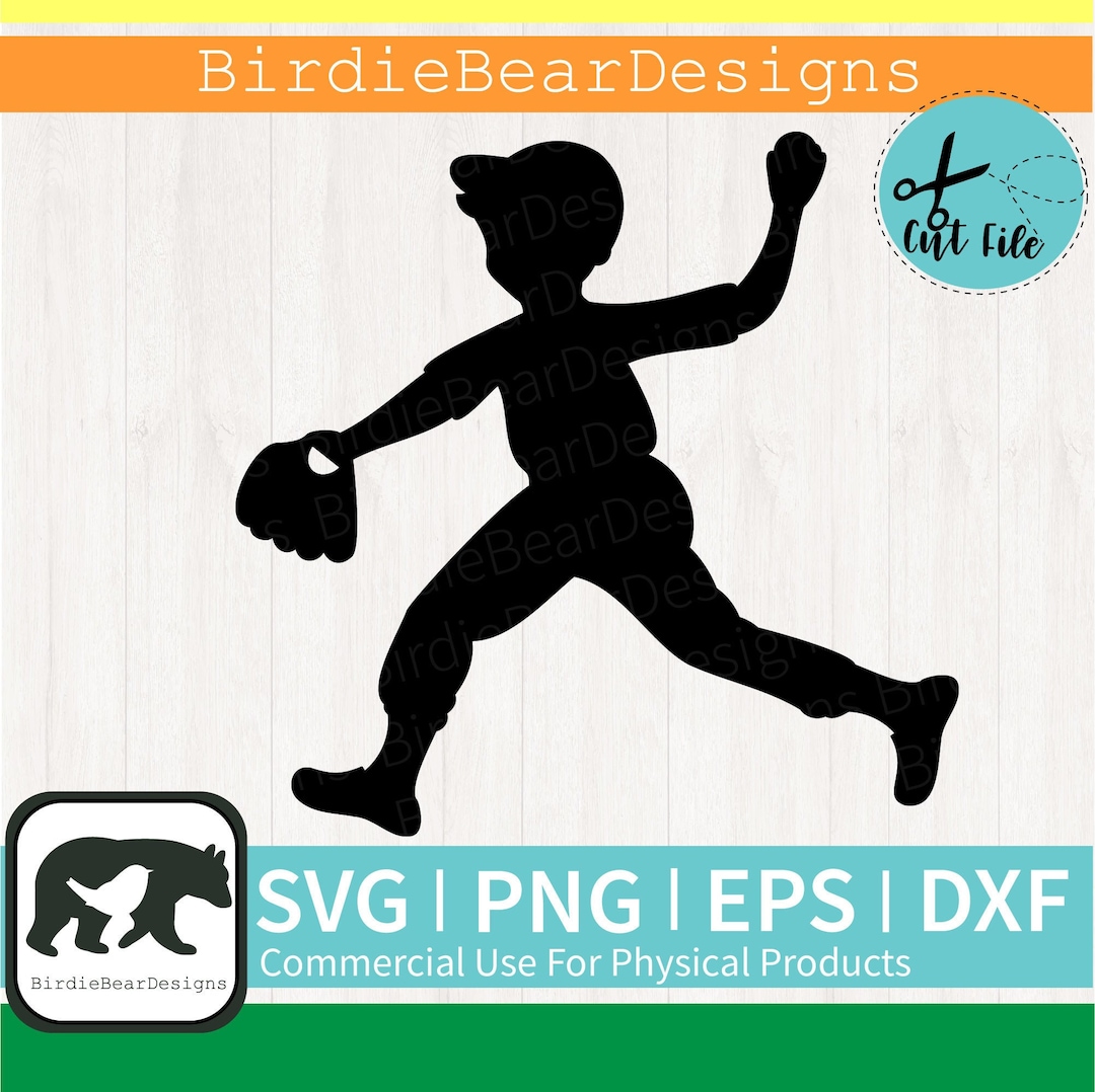 Baseball Player SVG Baseball SVG for Boys Baseball Player - Etsy