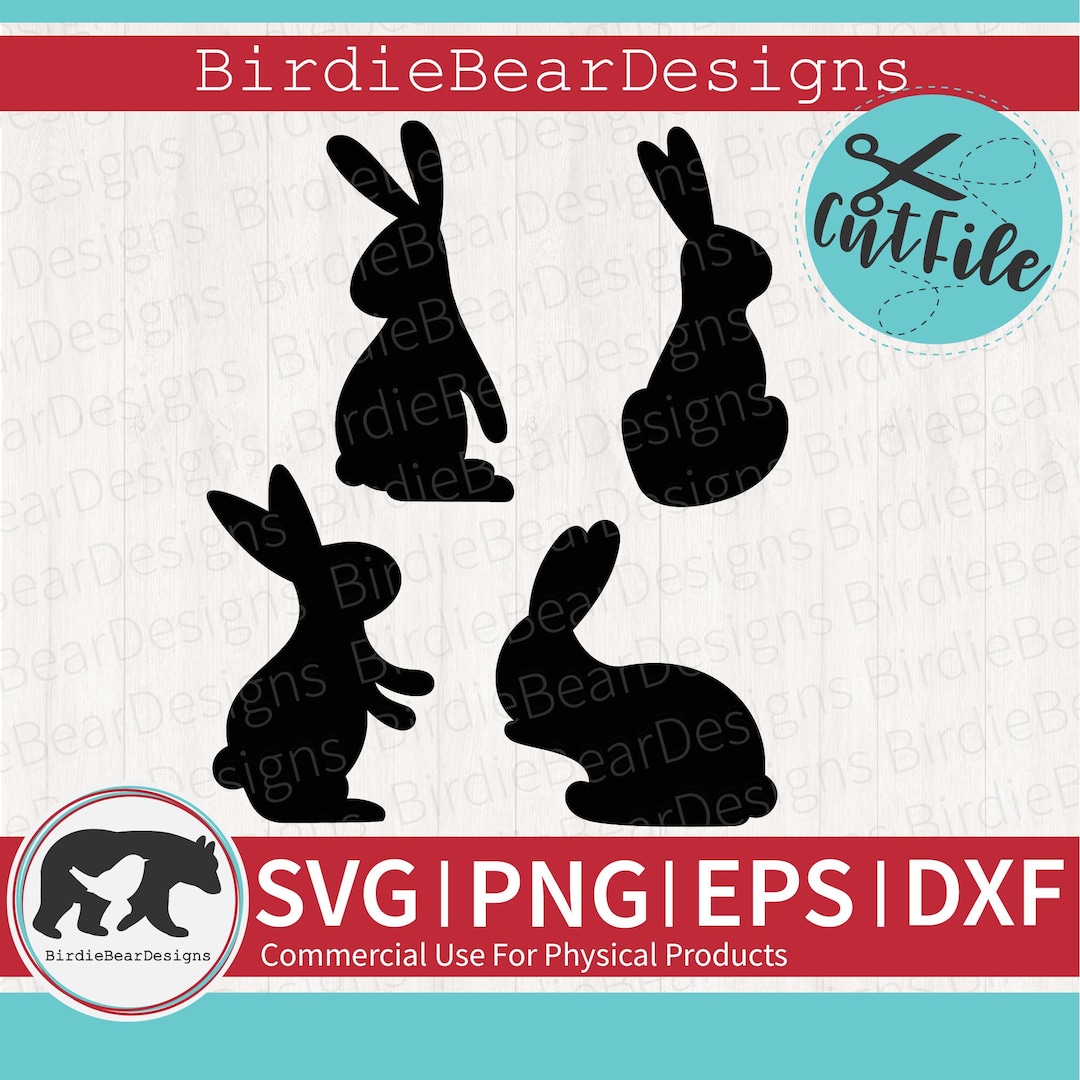 Rabbit SVG Bunny SVG Easter Bunny Svg Easter Svg Rabbit Cut File Easter ...