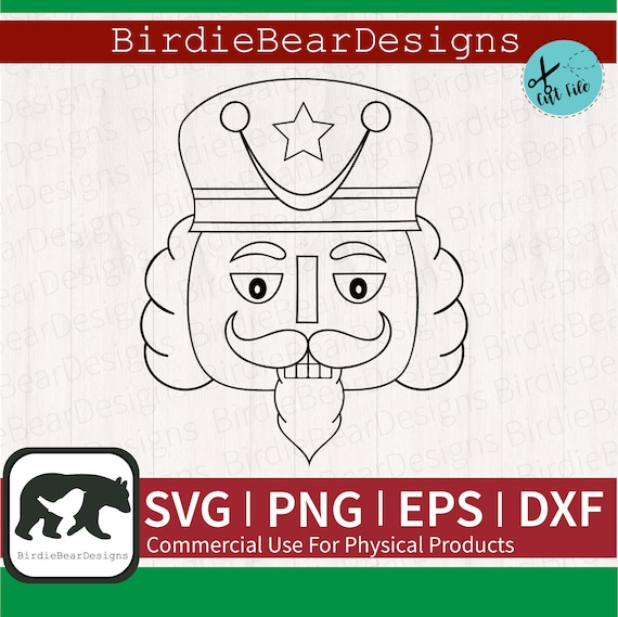 Nutcracker Face SVG Nutcracker Svg Nutcracker Clipart | Etsy