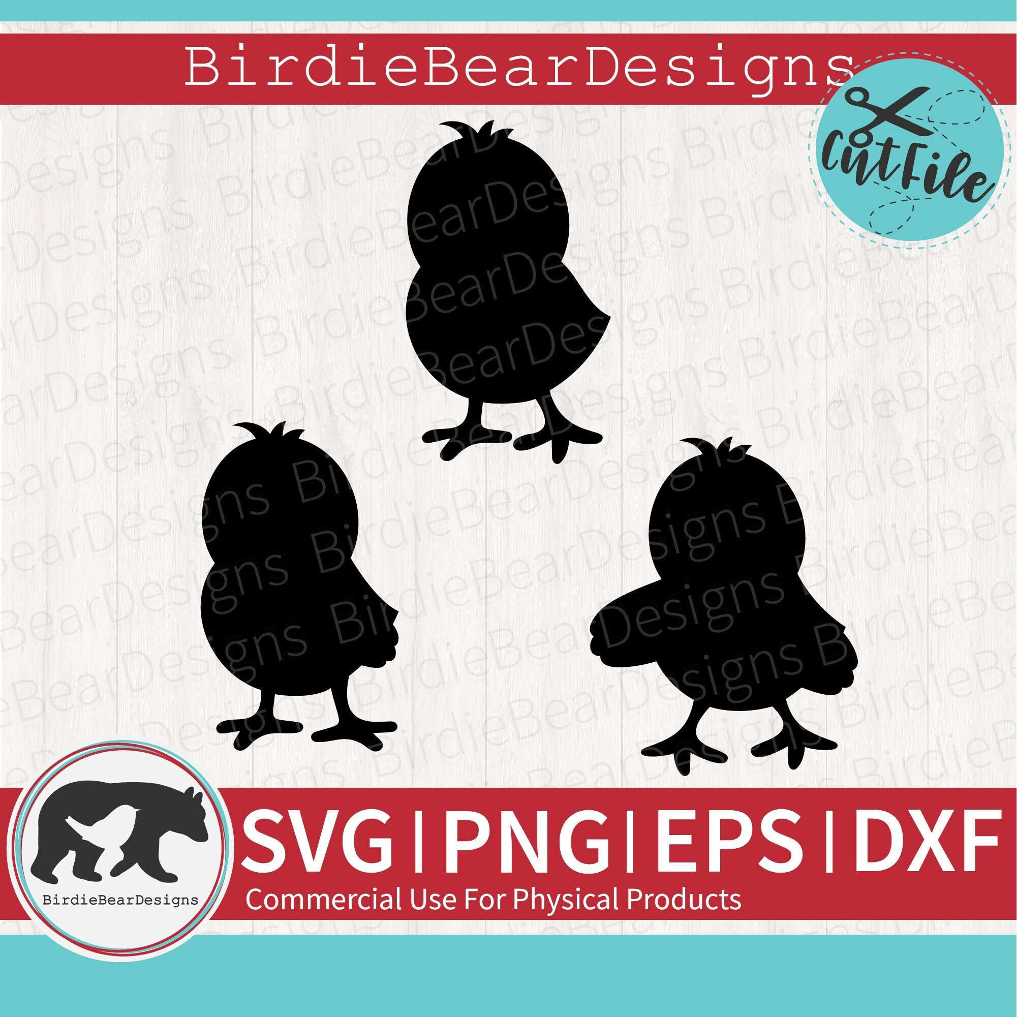 Baby Chicken Silhouette