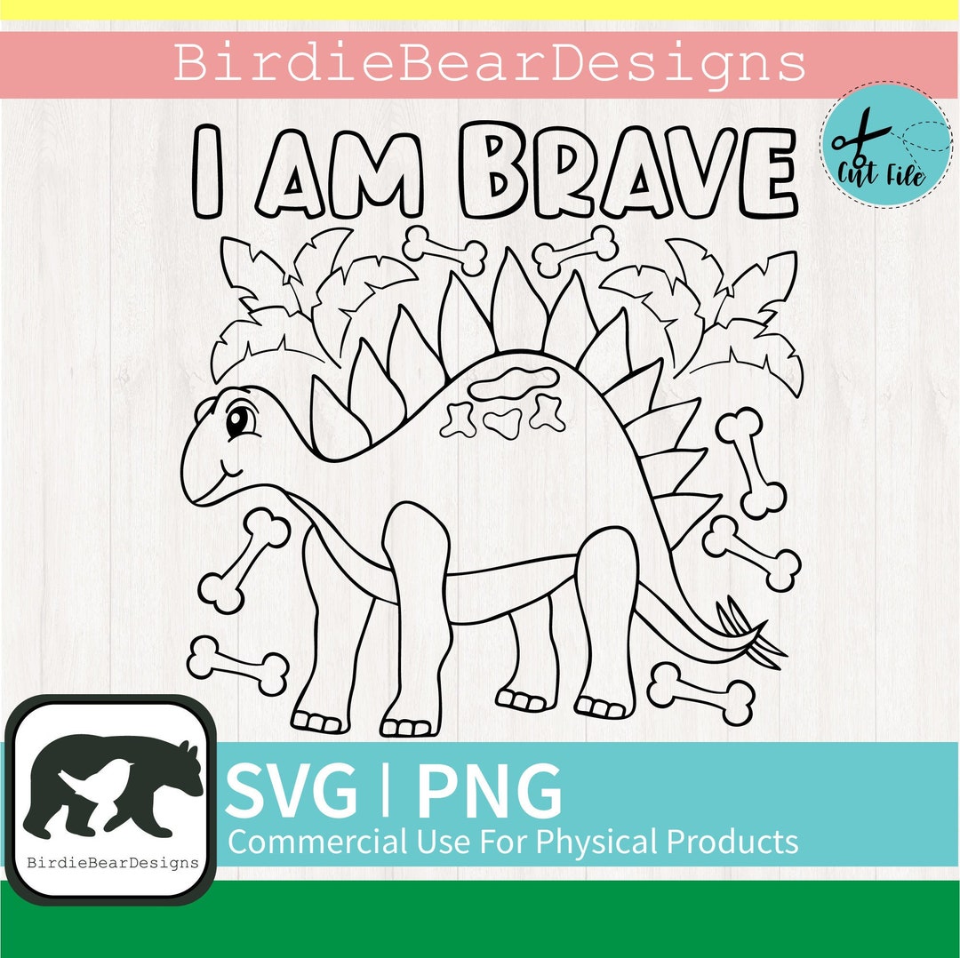 Dinosaur Coloring SVG Coloring SVG Dinosaur Coloring Shirt - Etsy