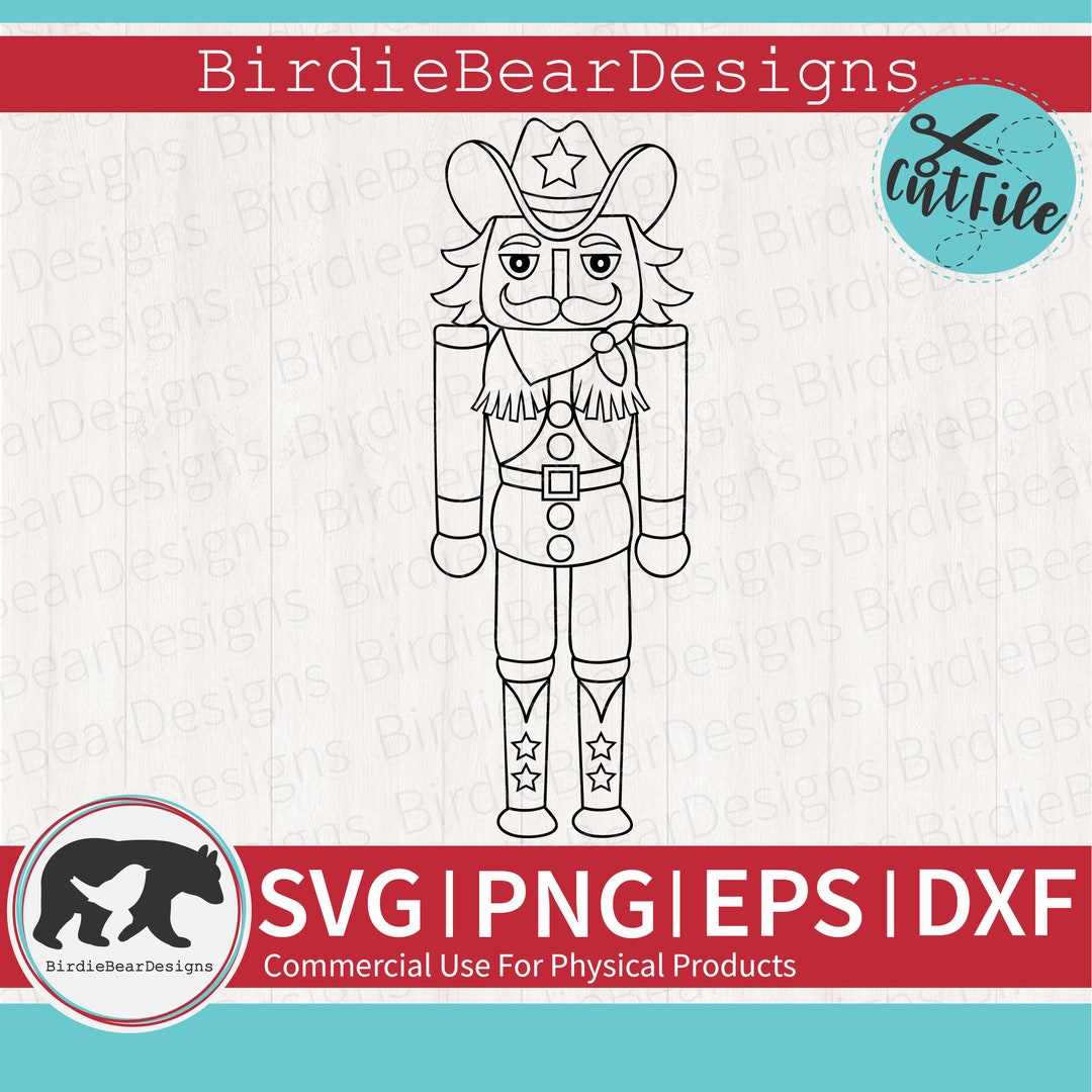 Nutcracker Svg Cowboy Nutcracker Png Nutcracker Clipart - Etsy