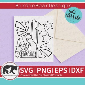 Number One Mom SVG, Mothers Day Coloring SVG, Mom Coloring Page ...