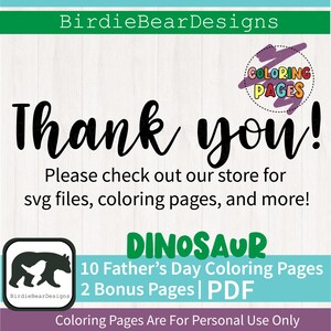 Fathers Day Coloring Pages - Dinosaur Coloring Page - Dad Coloring Page ...