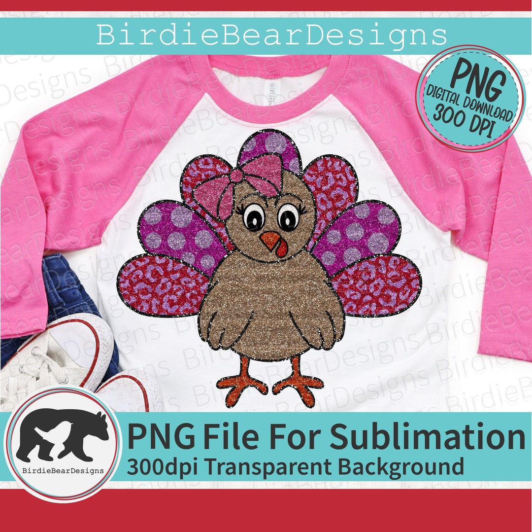 Faux Glitter Png, Turkey Png, Sparkle Png, Faux Glitter Thanksgiving ...