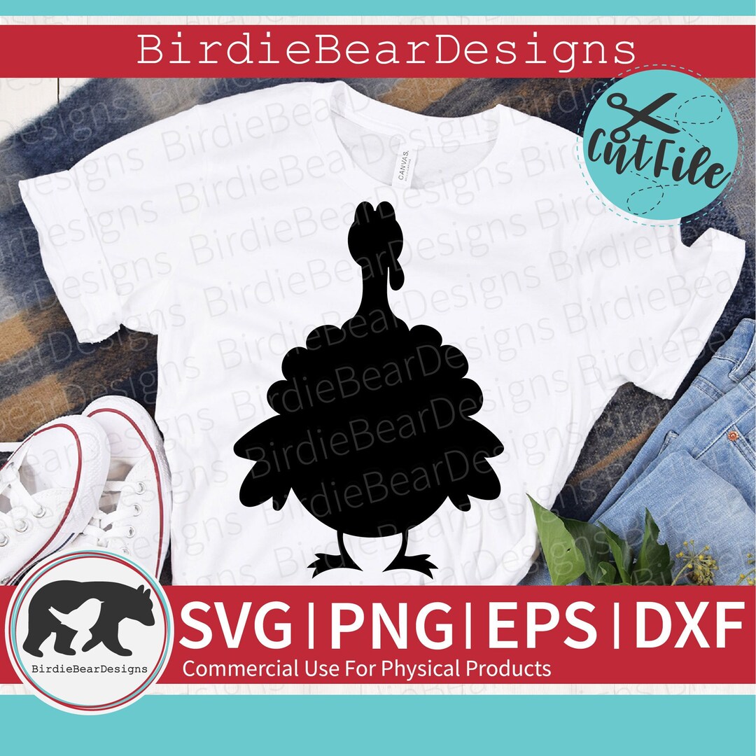 Turkey SVG - Turkey Silhouette SVG - Cute Turkey Svg - Turkey ...