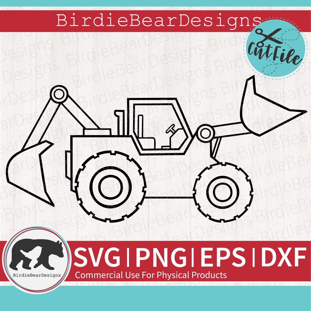 Excavator Svg, Construction Coloring Page Svg, Construction Svg, Cricut ...