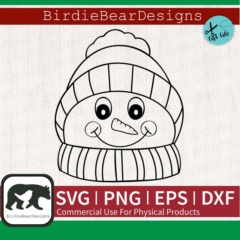 Snowman Hat Svg - Etsy