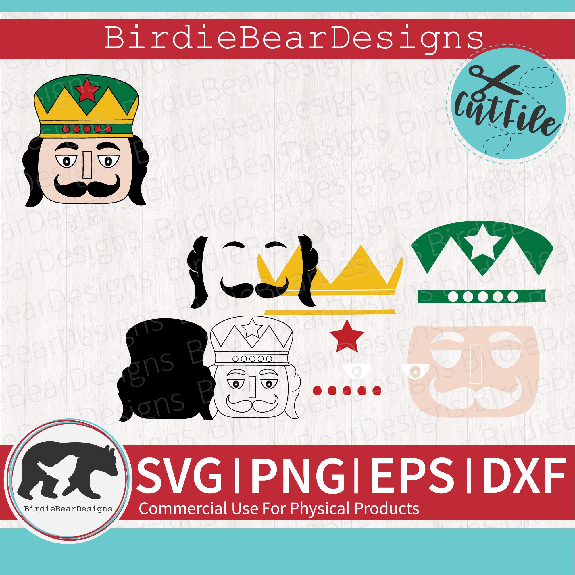 Nutcracker Face SVG - Nutcracker Svg - Nutcracker Clipart - Christmas ...