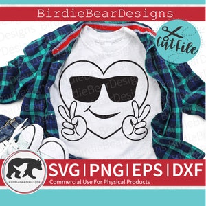 Heart Face Svg, Valentines Day Coloring Svg, Valentine Heart Svg, Cute ...