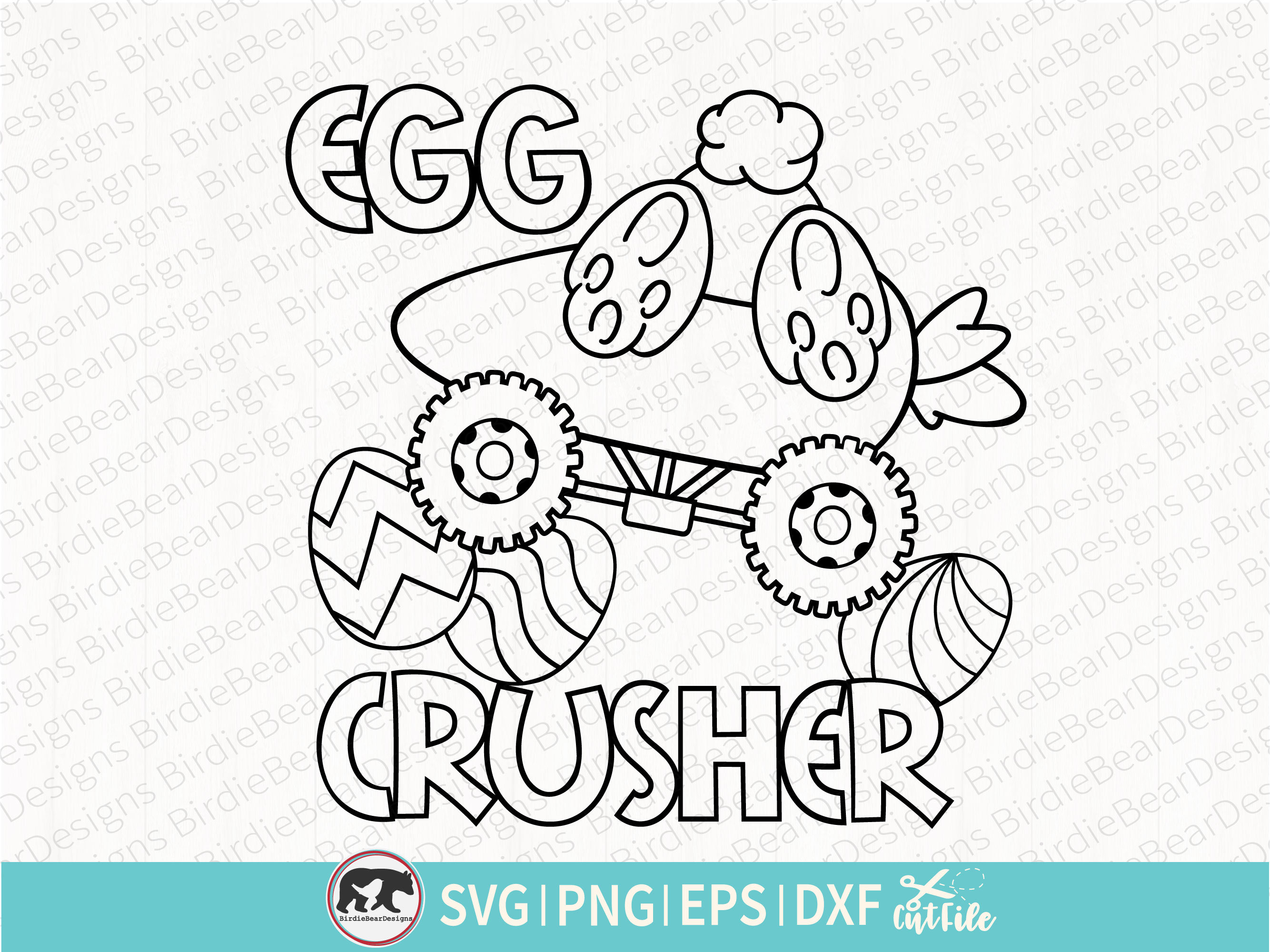 Easter Coloring Svg, Egg Crusher Svg, Easter Coloring Shirt Svg ...