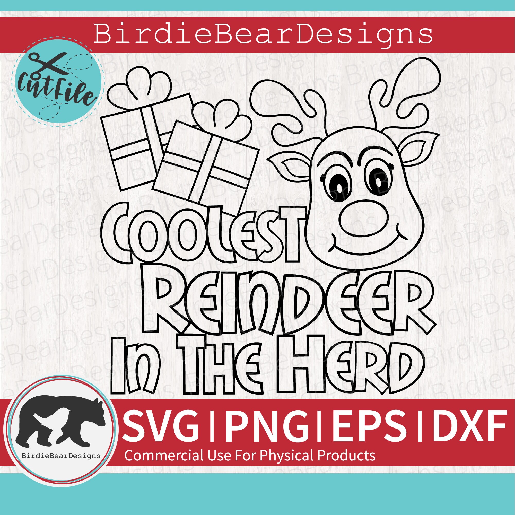 Christmas Coloring Svg Boy Reindeer Svg Reindeer Face Svg - Etsy