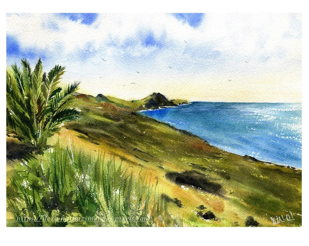 Original Madeira Painting, Ponta De Sao Lourenco, Portugal Paintings ...