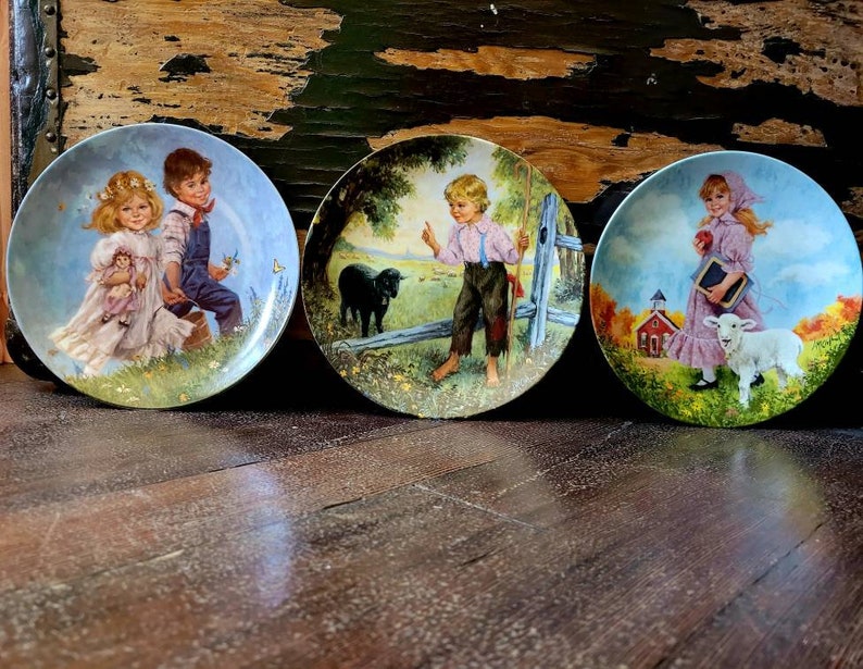 Mary Had a Little Lamb, Jack and Jill and Ba Ba Black Sheep Collectable ...