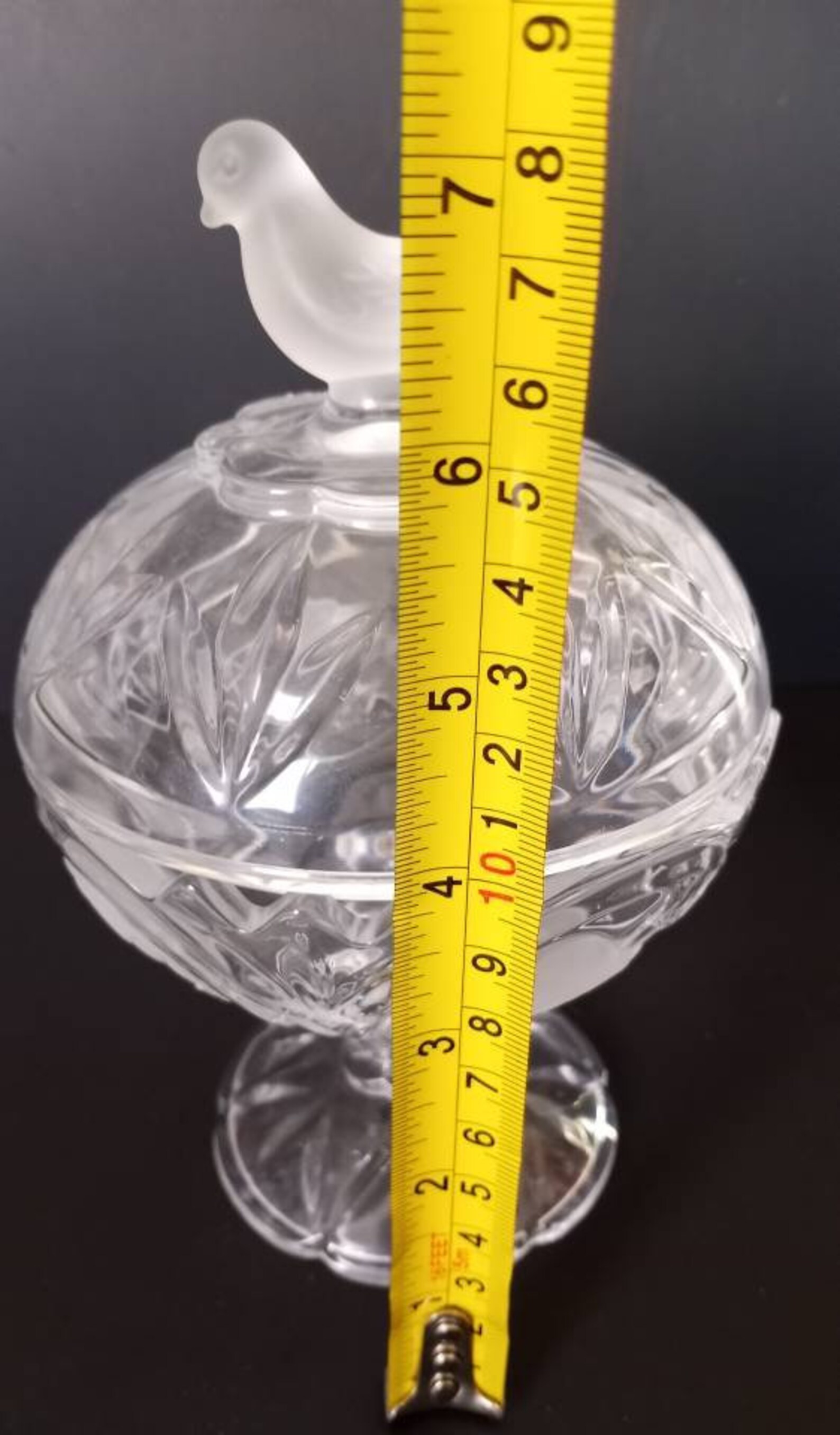 Candy Dish Frosted Bird Themed - Etsy