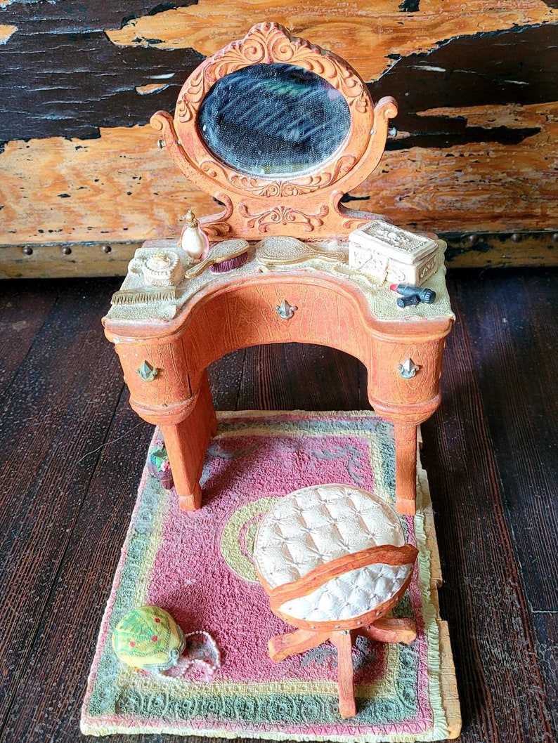 Vintage Barbie Sized Vanity - Etsy