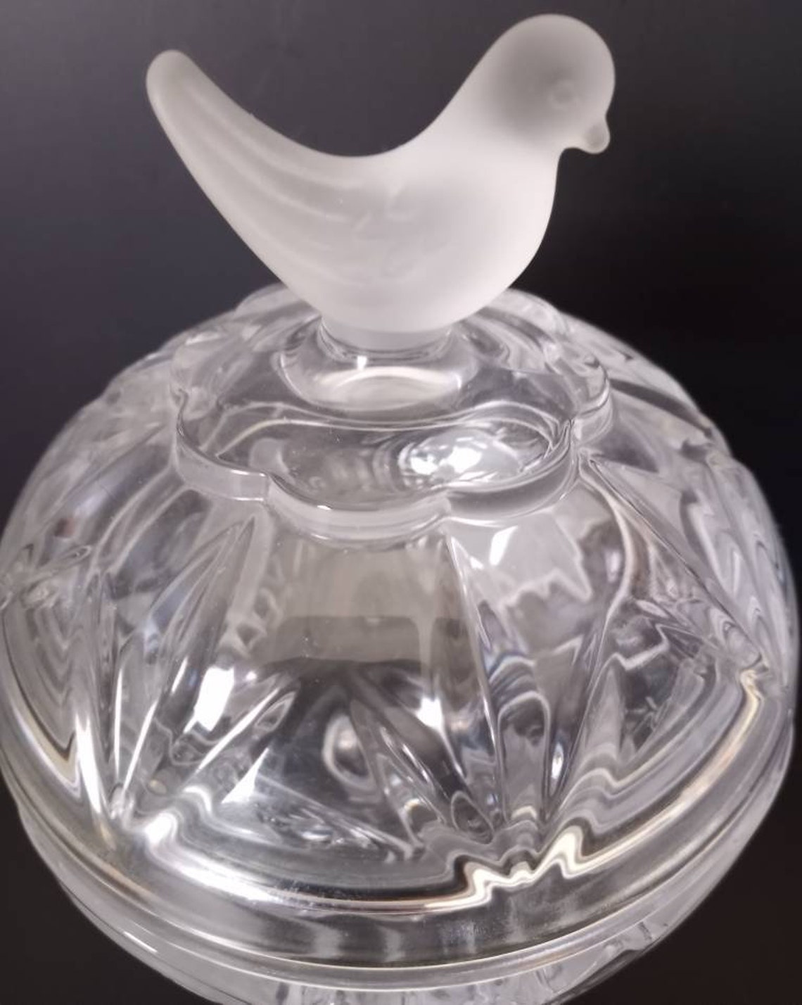 Candy Dish Frosted Bird Themed - Etsy