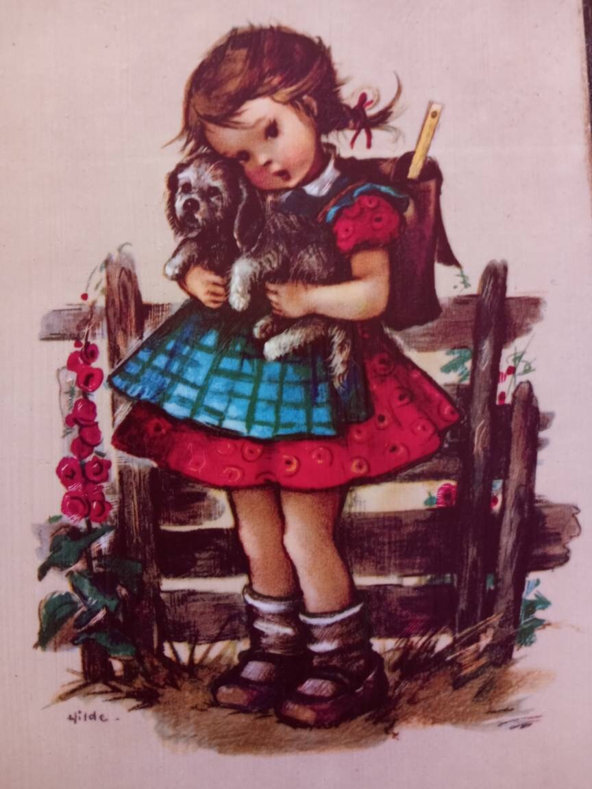 Vintage HILDE German Artwork. - Etsy