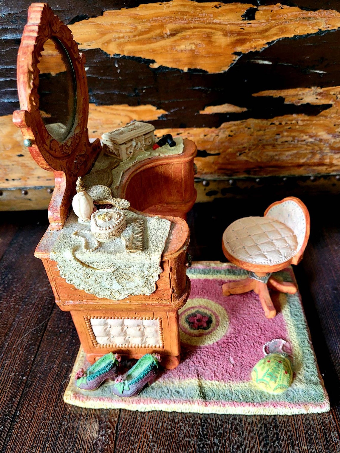 Vintage Barbie Sized Vanity - Etsy