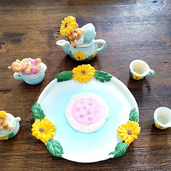 Miniature Tea Set - Etsy