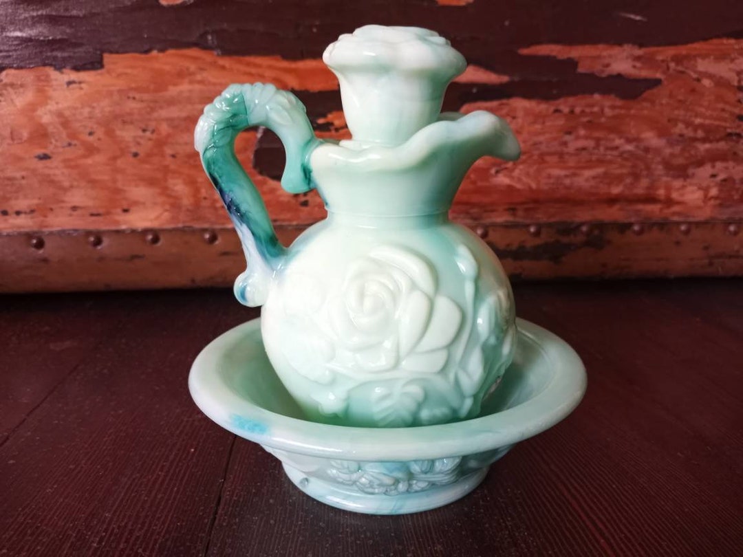 Avon Pitcher and Bowl - Etsy