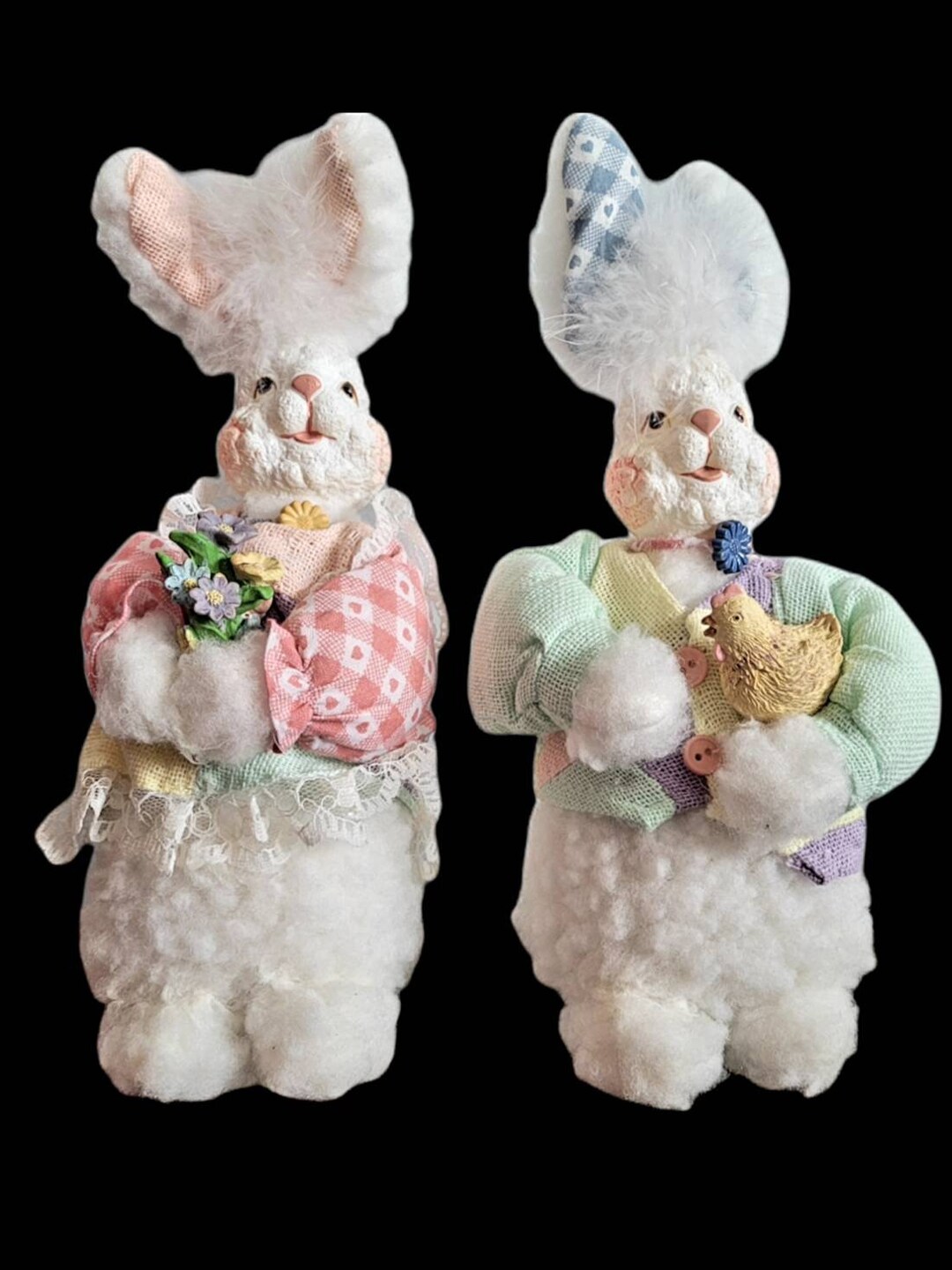 Easter Bunny Figurines - Etsy